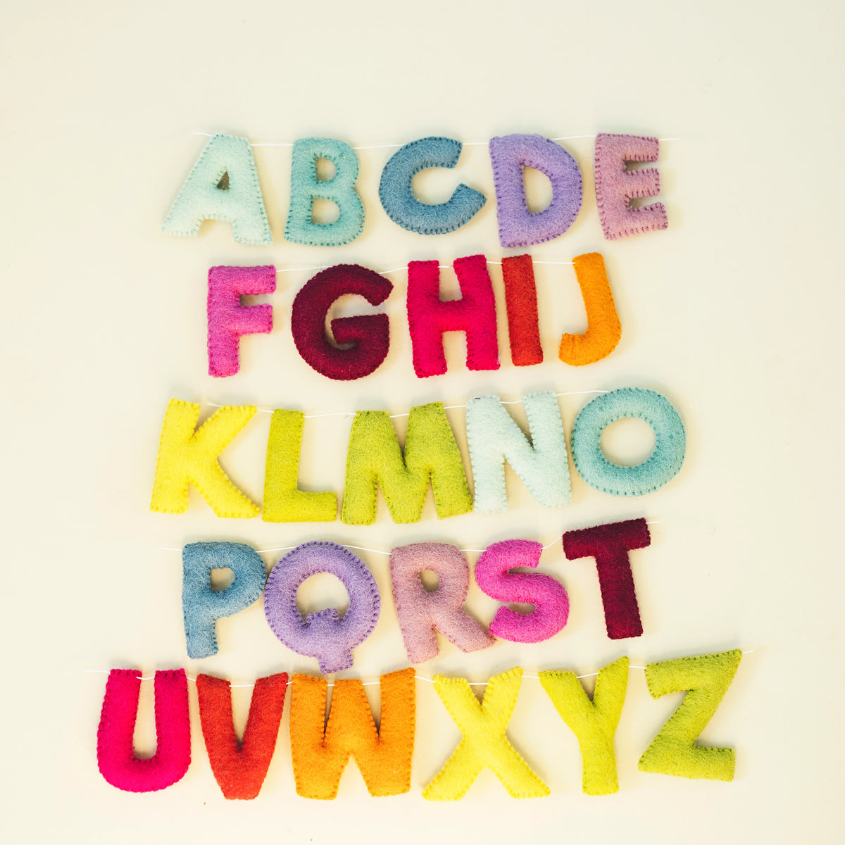 Felt Alphabet Garland – Sprouts Children's Boutique